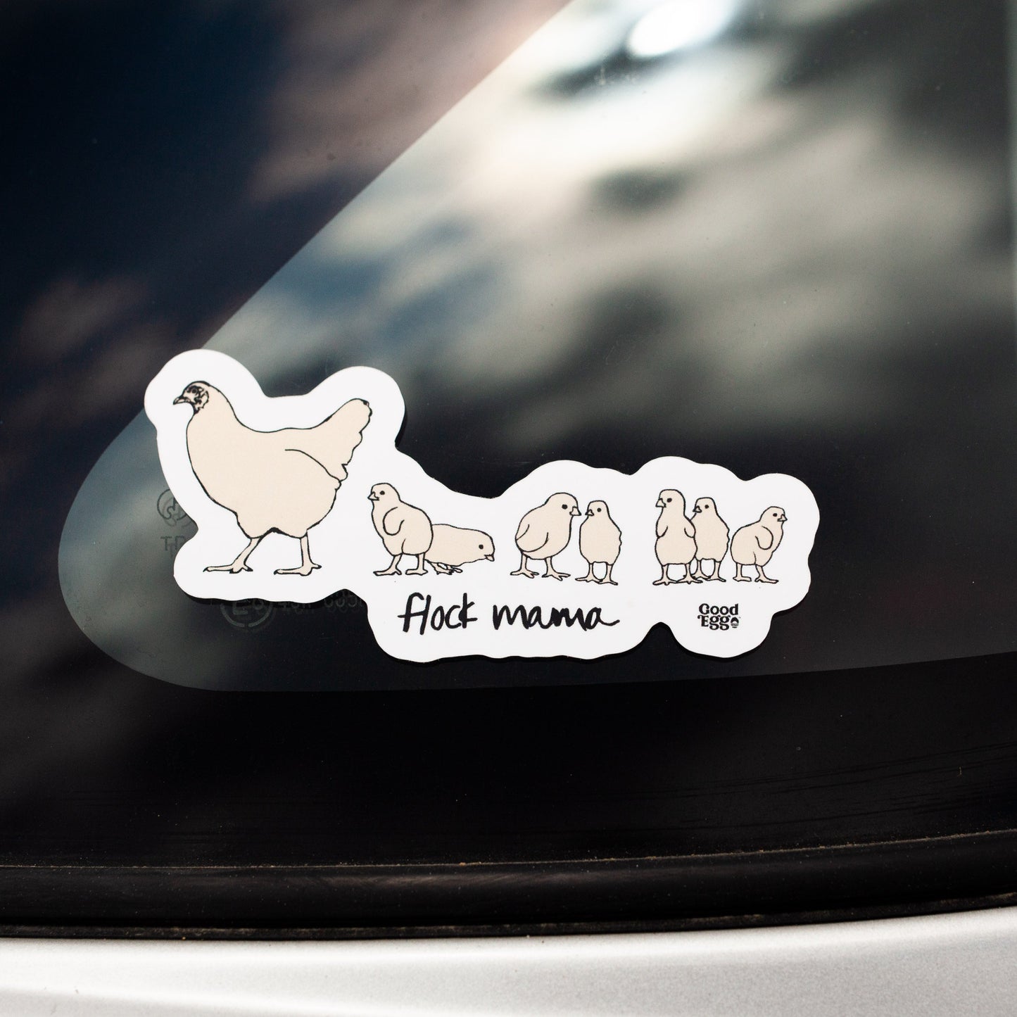 "Flock Mama & Chicks" Sticker - My Pet Chicken