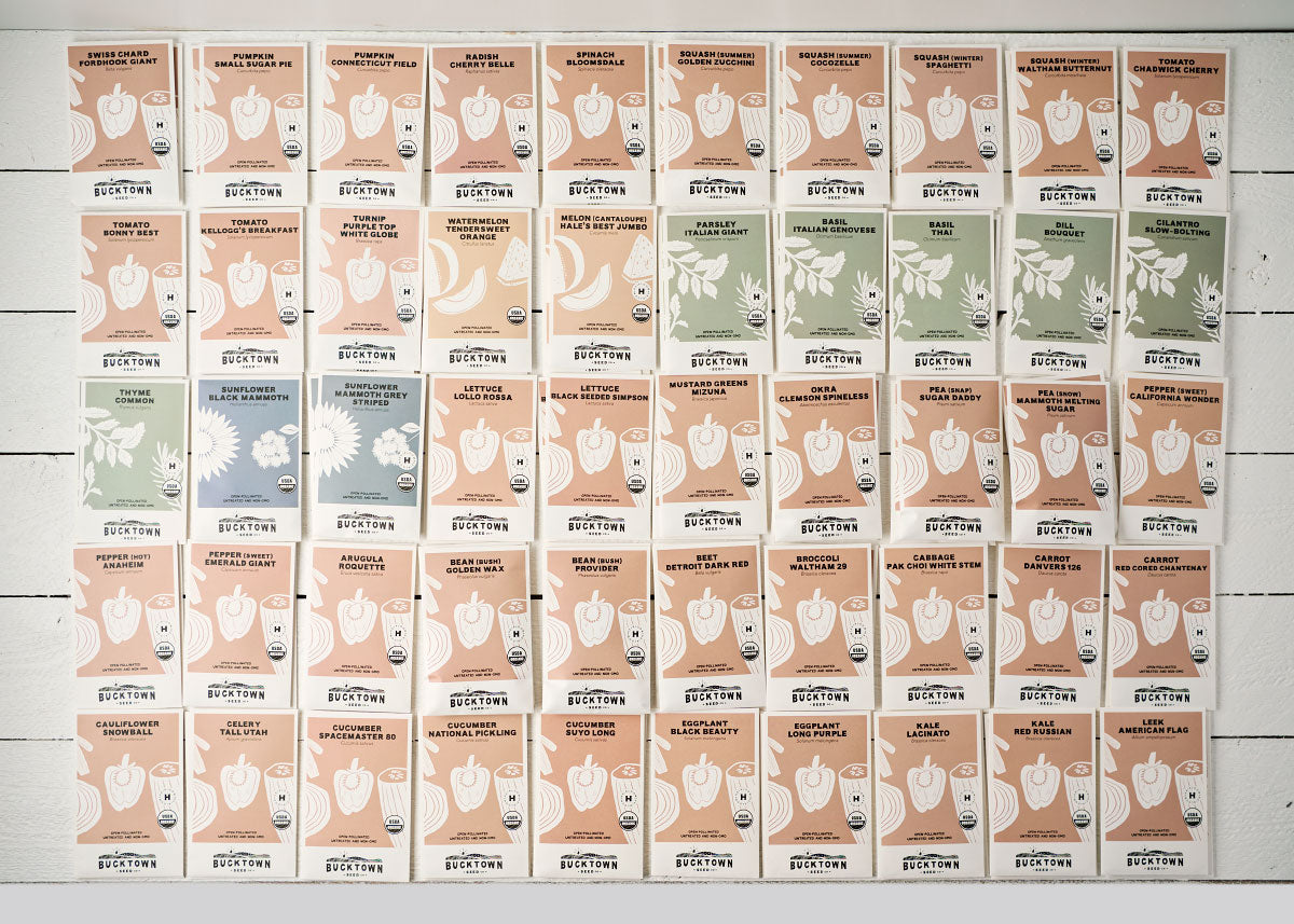 Emergency Seed Bank - Large - Organic Heirloom - My Pet Chicken