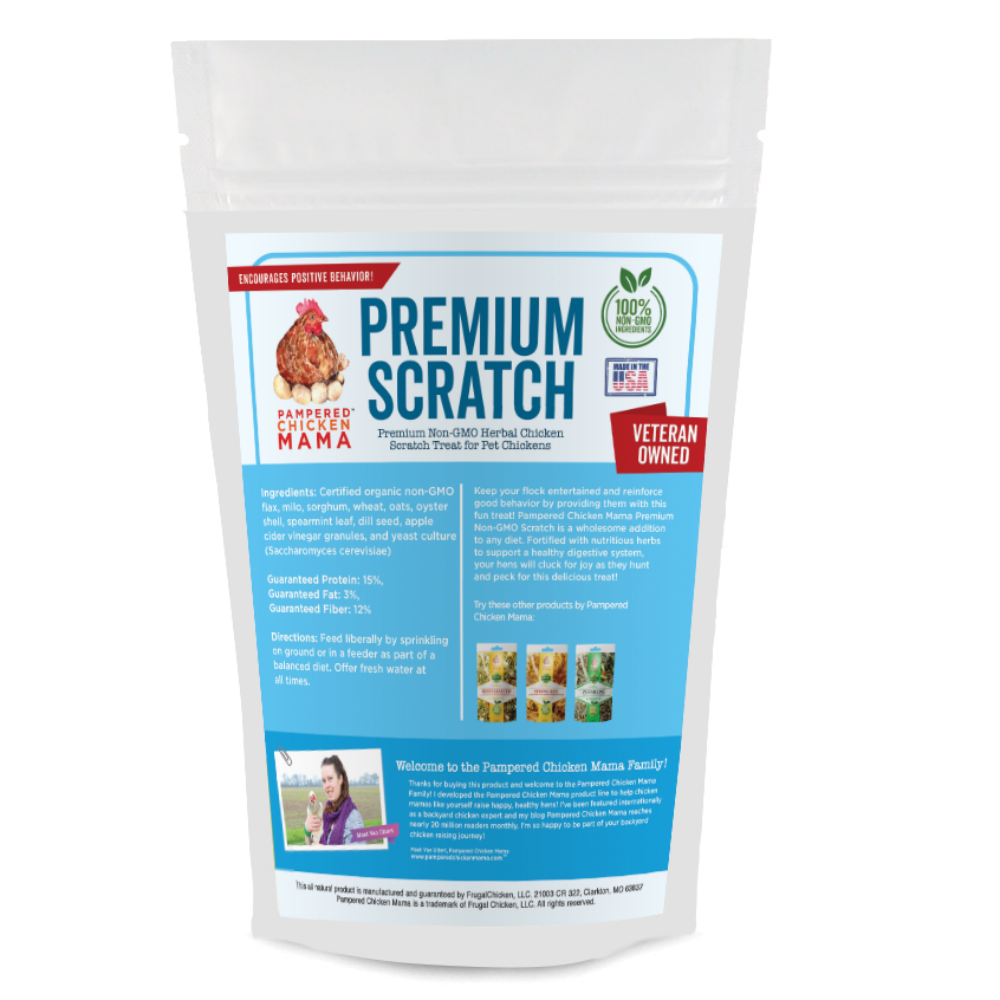 Non-GMO Premium Chicken Scratch With Herbs To Encourage Positive Behav ...