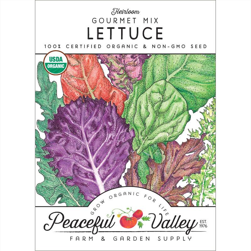 Gourmet Mix Lettuce Seeds (Organic) - My Pet Chicken