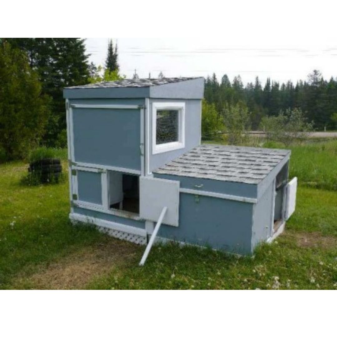 Insulated with Natural Brooder "Ready Coop" Plans (5 - 12 chickens ...