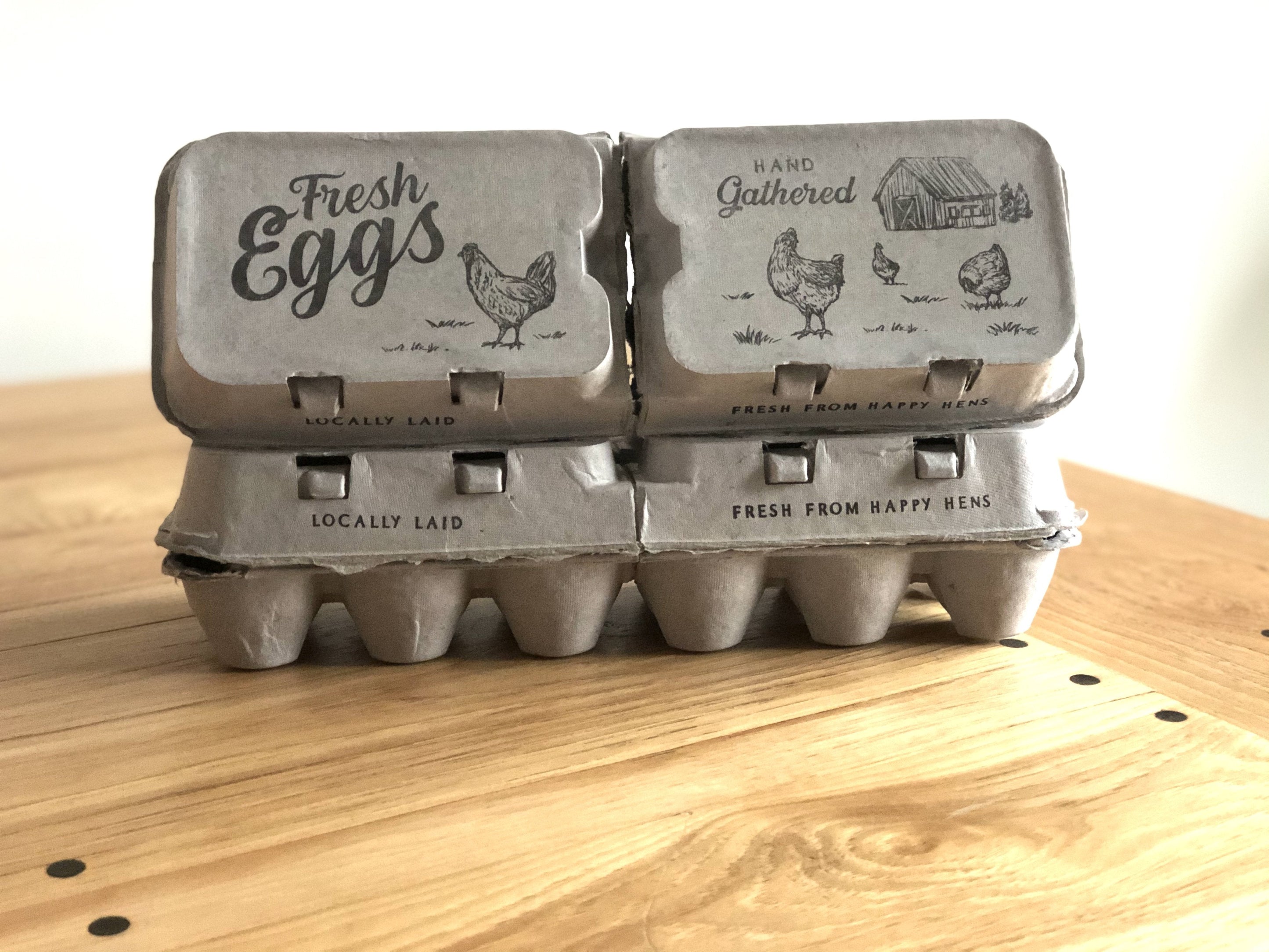 Split-Apart Egg Cartons - Securely Holds 6 or 12 Extra Large Eggs - 15 ...