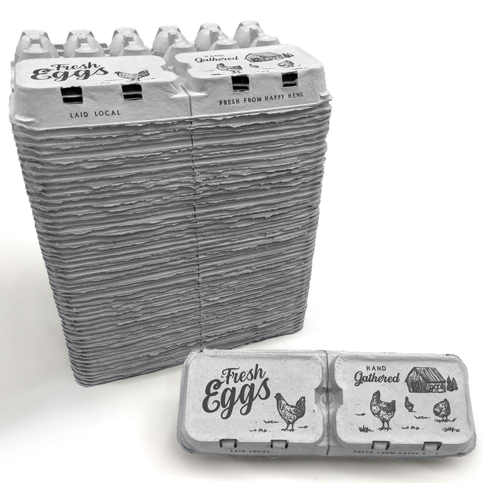 Split-Apart Egg Cartons - Securely Holds 6 or 12 Extra Large Eggs - 250 ...