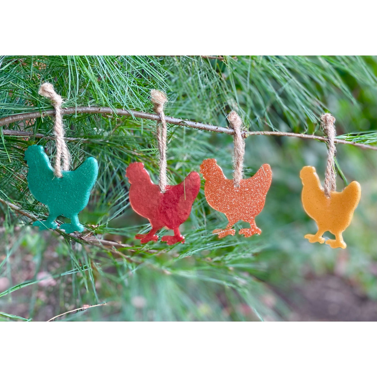 Chicken Shaped Gift Tags - Hen / Gold - My Pet Chicken
